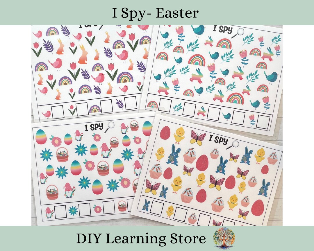 I Spy Game- Easter Theme- Preschool- Kindergarten- Special Education ...