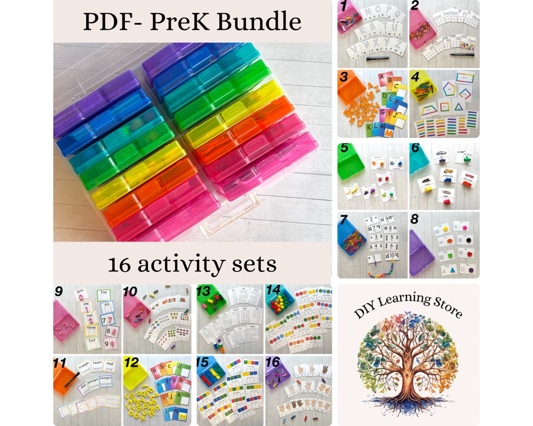 Preschool Bundle-instant Download - Learning and School / Special Needs ...