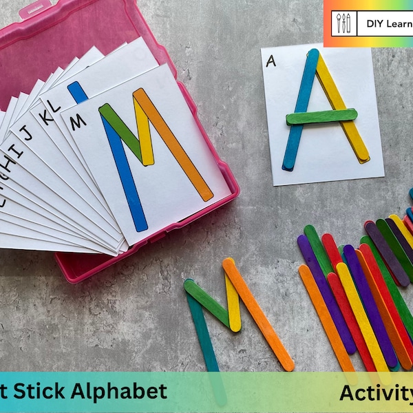 Popsicle Stick Letters - Etsy