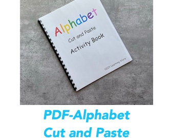 Cut and Paste Alphabet - Etsy