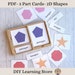 2D Shapes- Montessori 3 Part Flash Cards- Instant Download- Editable ...