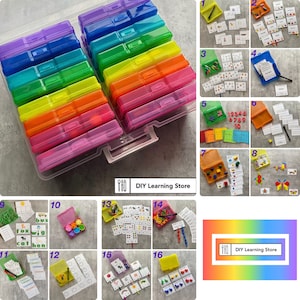 Kindergarten Activity Bundle- 16 Task Box Learning Activities Plus a ...