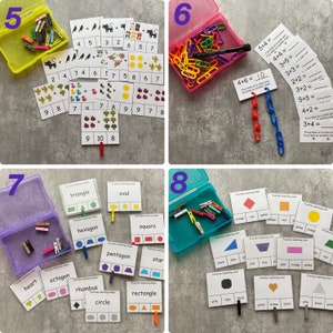 Build a Bundle 16 Task Box Learning Activity Sets and Carrying Case ...