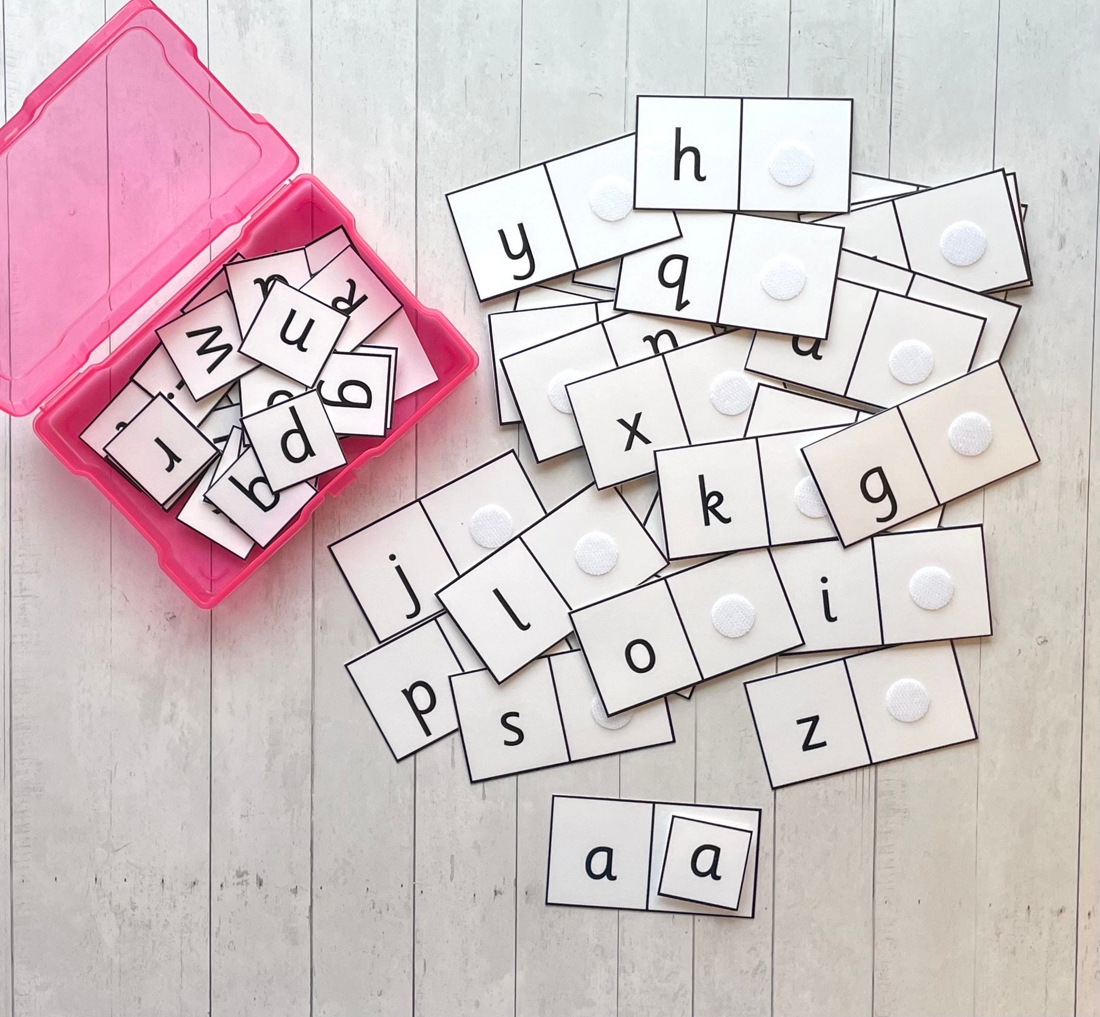 Lowercase Letter Matching- Errorless Task Box Activity Set- for ...