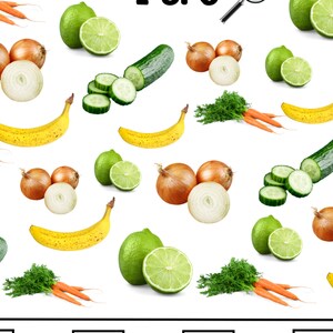I Spy Games- Fruit and Vegetable-preschool- Kindergarten -special ...