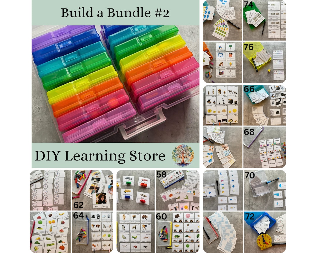 Build a Bundle 2 Choose Any 16 Activity Sets to Create Your Own Bundle for Preschool ...