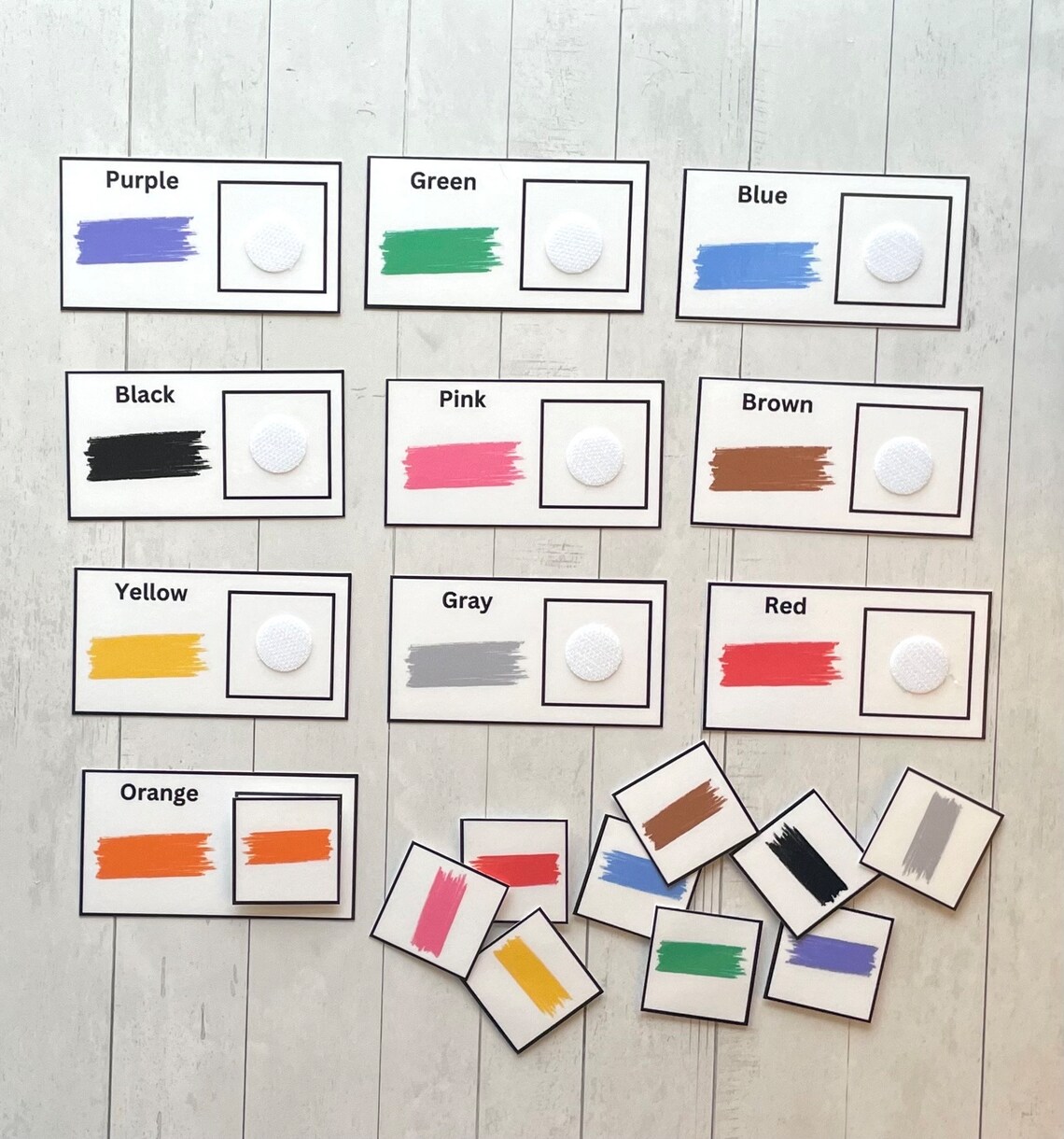 Color Matching- Task Box Activity Set- for Toddlers, Preschool ...