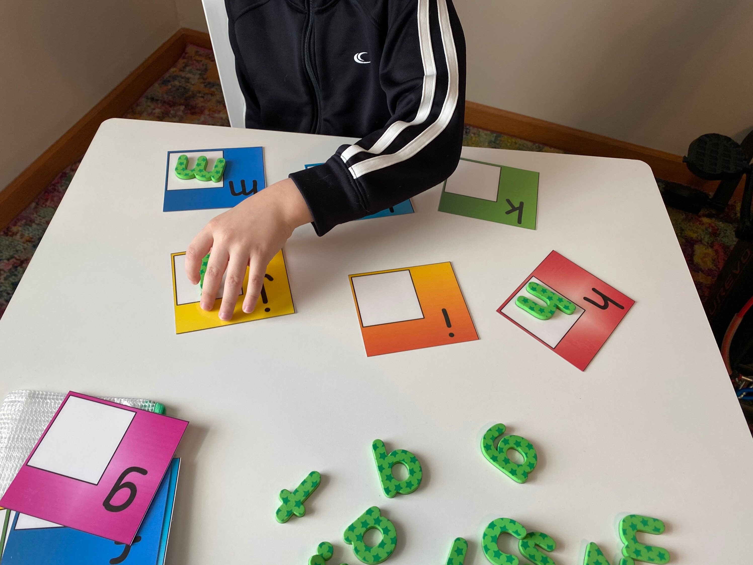 Lowercase Letter Match Task Box- Preschool Letters, Alphabet Matching ...