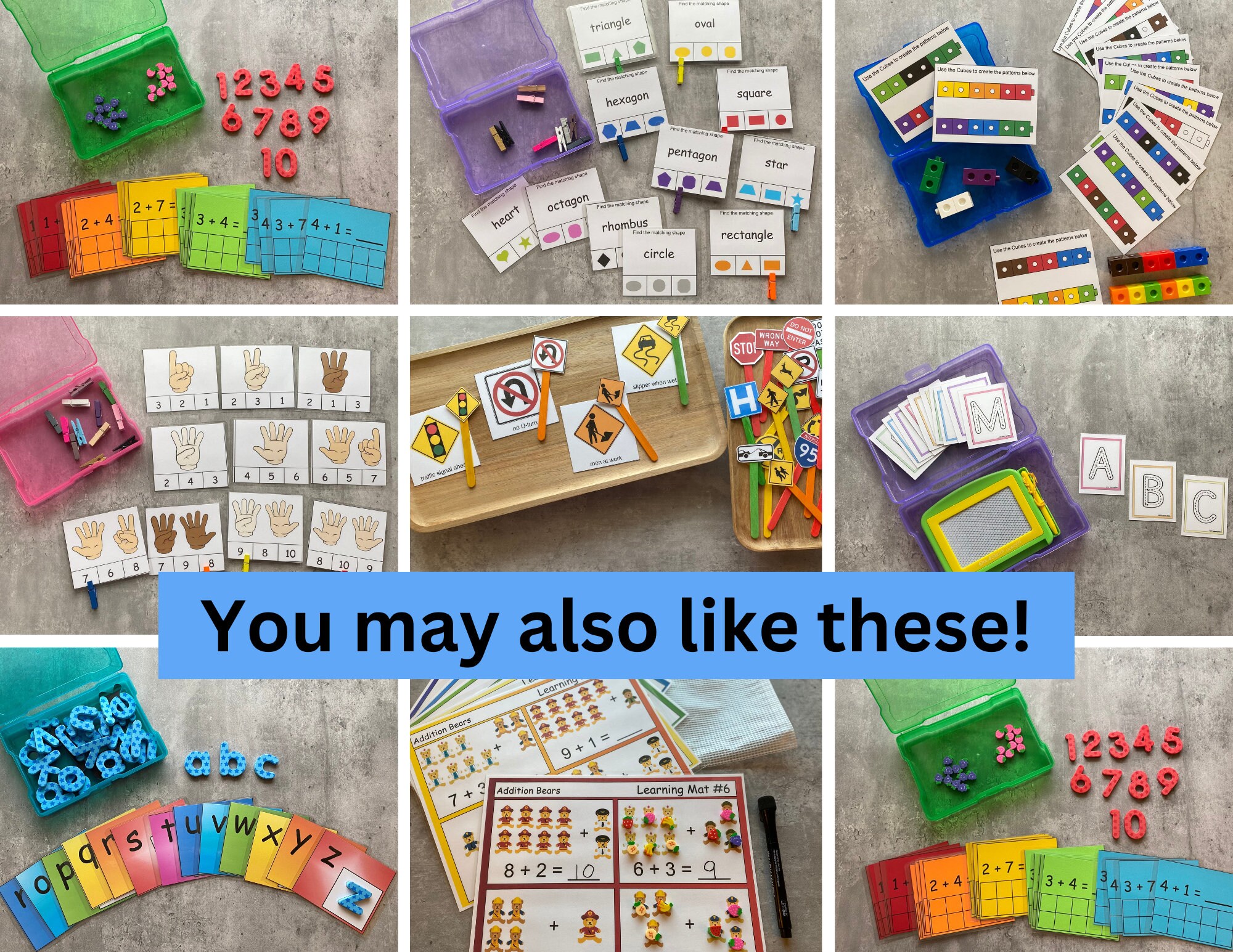 Double Digit Addition Task Cards – Montessori Learning (PDF Pattern) - Etsy