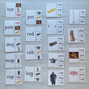 PDF Short O Vowel Sounds Phonics Activity Set Montessori Inspired ...