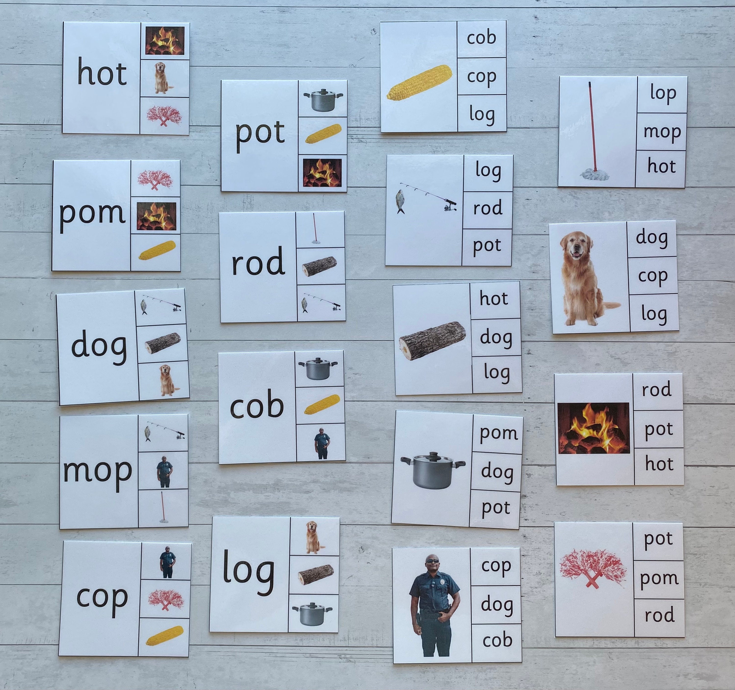 Short O Vowel Sounds Phonics Activity Set - Montessori Learning (PDF ...