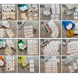 Build a Bundle- 16 Task Box Learning Activity Sets and Carrying Case ...