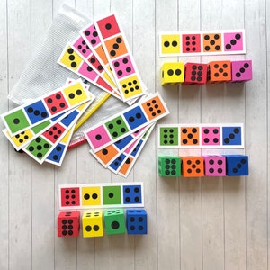 Foam Dice Patterns Bundle- Montessori Toddler, Preschool, Homeschool ...