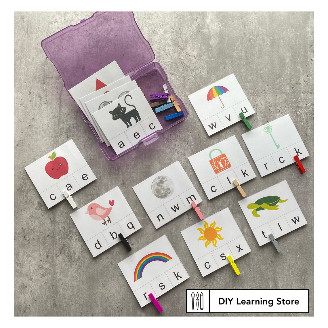 Beginning Sounds Task Box Activity Set | Etsy