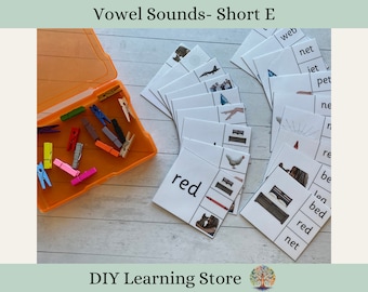 CVC Word Building Cards Writing Cards CVC Words (Download Now) - Etsy