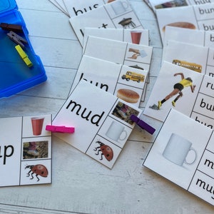 PDF Short U Vowel Sounds Phonics Activity Set Montessori Inspired ...