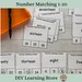 Number Matching 1-20 Task Box Activity Set- Montessori Learning Toy for ...