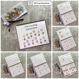 Coin Counting Activity Book- Kindergarten/1st Grade/ Special Education ...