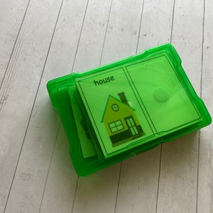 Rhyming Words Matching Task Box Activity Set Preschool, Kindergarten ...