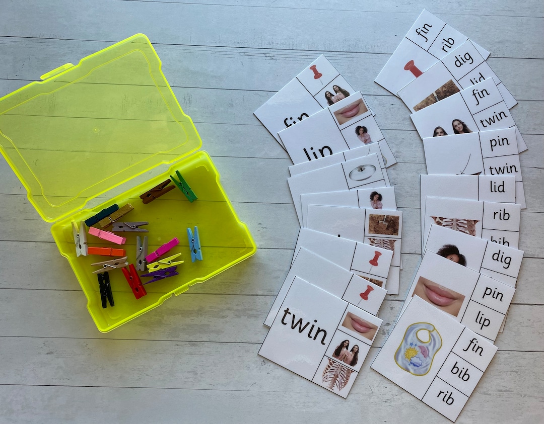 Short I Vowel Sounds Phonics Activity Set Montessori Preschool ...