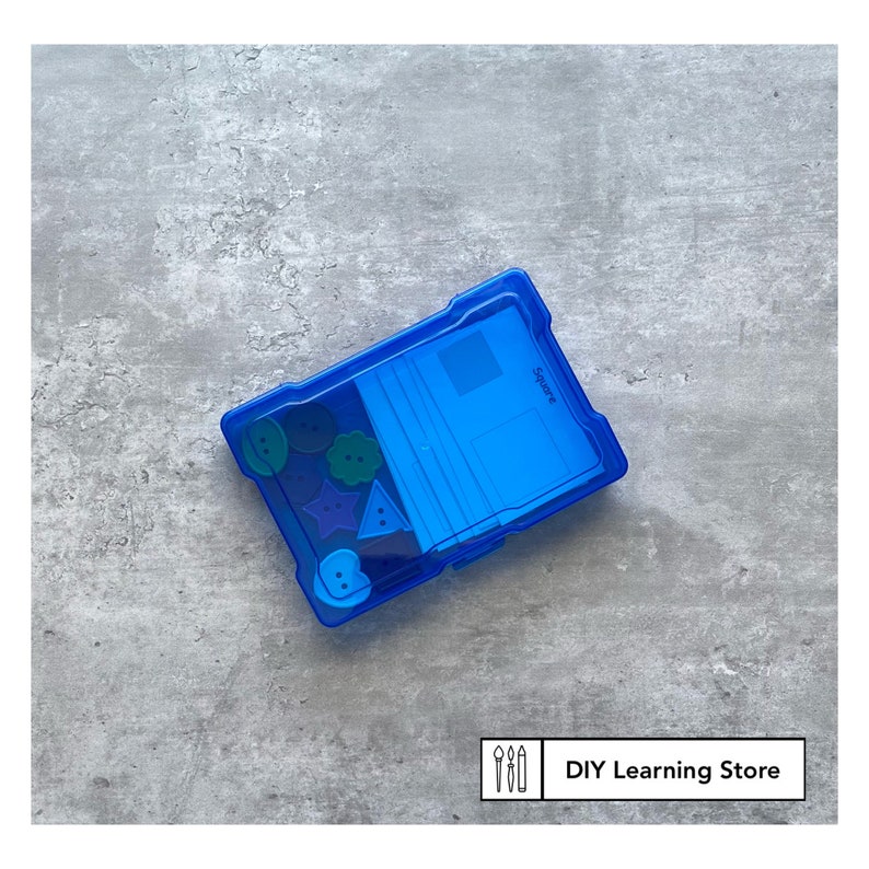 2D Shape Matching-task Box Activity Set | Etsy