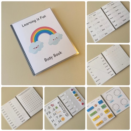 Printable Kindergarten/ First Grade Busy Book - Etsy