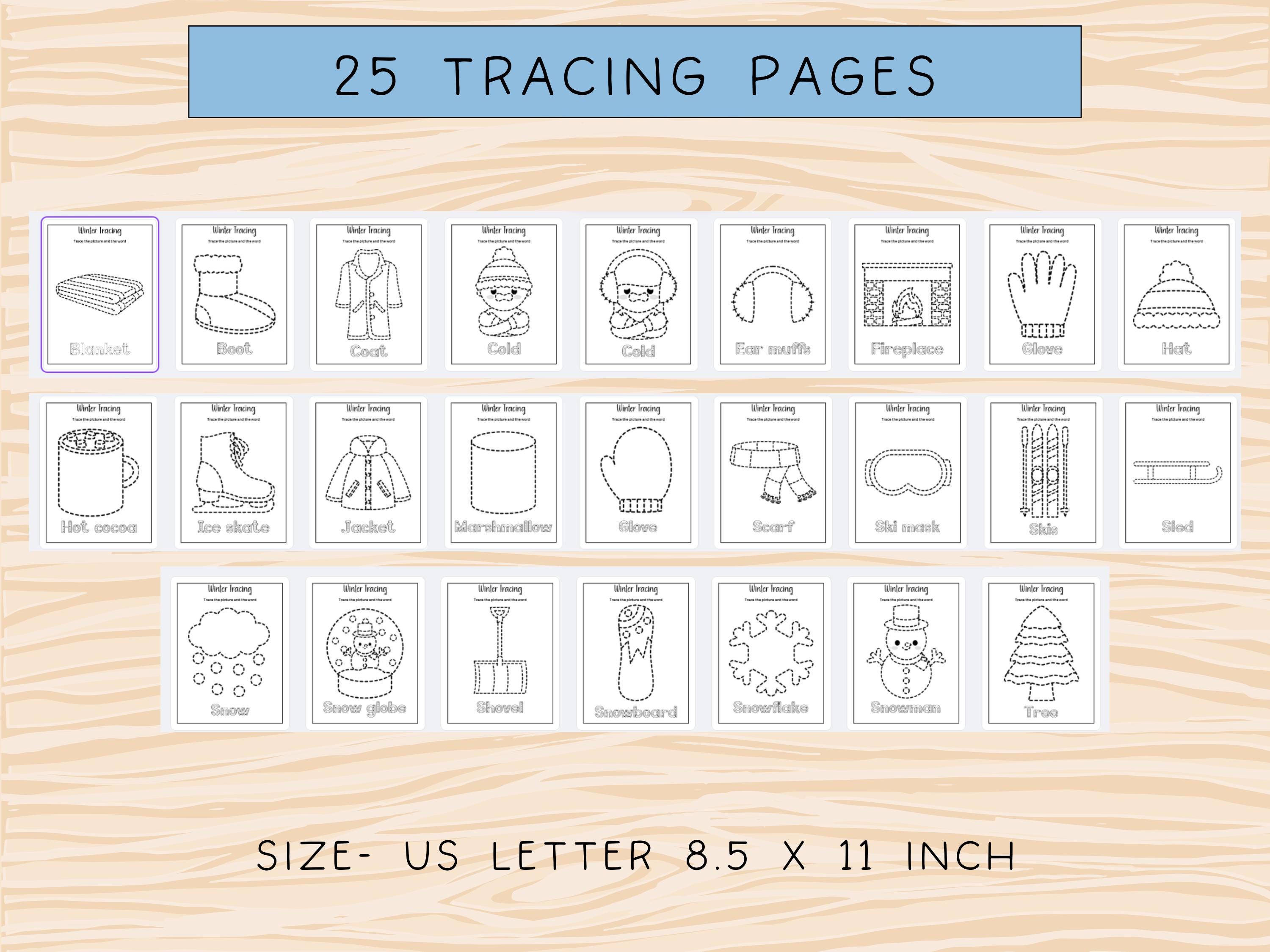 Winter Fine Motor Bundle- Worksheets for Preschool, Kindergarten ...