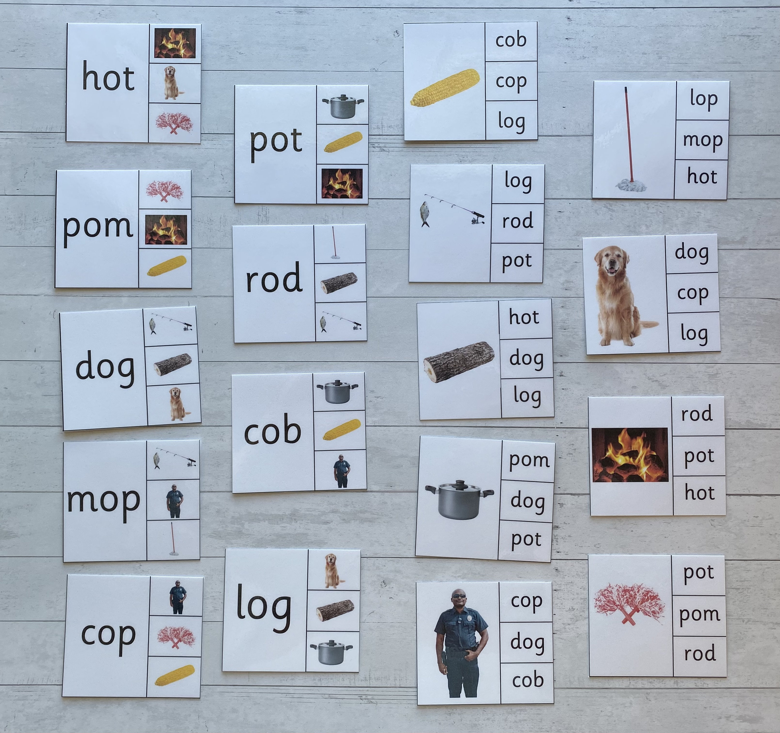 Short O Vowel Sounds Phonics Activity Set- Montessori Preschool ...