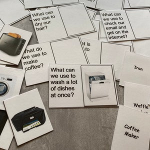 Household Appliances-life Skills Matching Activity- Montessori Learning ...