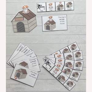 Spatial Concepts Activity Set- Speech Therapy Resource- Homeschool ...