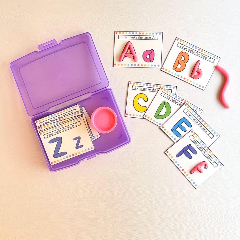 Play Doh Alphabet - Etsy