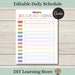 Kids Daily Schedule- Editable Canva Template- Daily Tracker- Task ...
