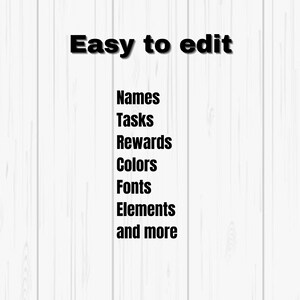 Editable Behavior Chart for Kids | Printable, Editable, Canva | Good ...