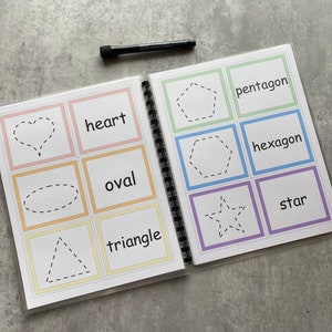 My Tracing Book- Preschool/ Homeschool/ Special Education-reusable ...