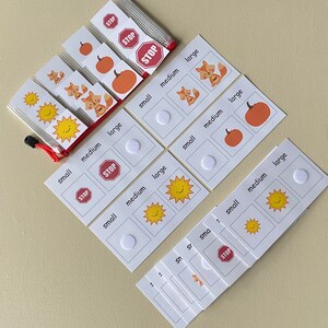 Size Sorting Activity Set- Montessori Learning Toy for Preschool ...