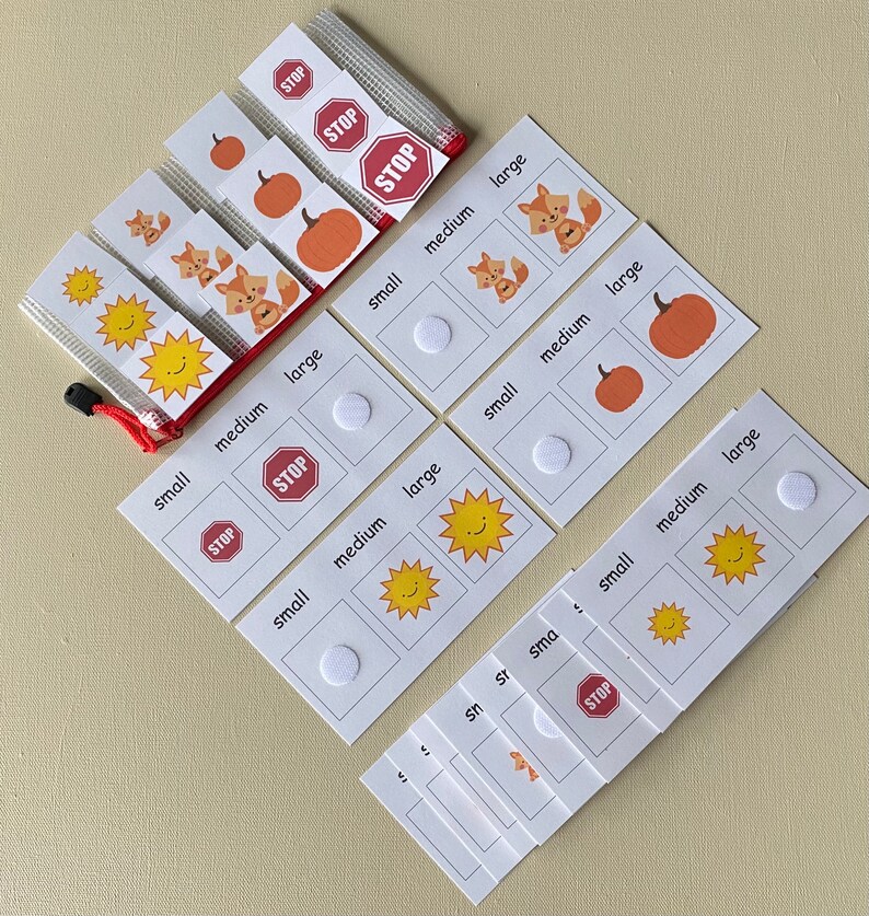 Size Sorting Activity Set- Montessori Learning Toy for Preschool ...