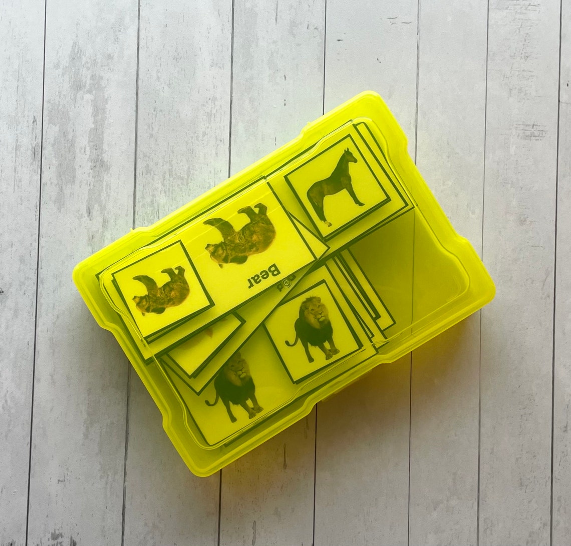 Animal Matching- Task Box Activity Set- for Preschool, Toddlers ...