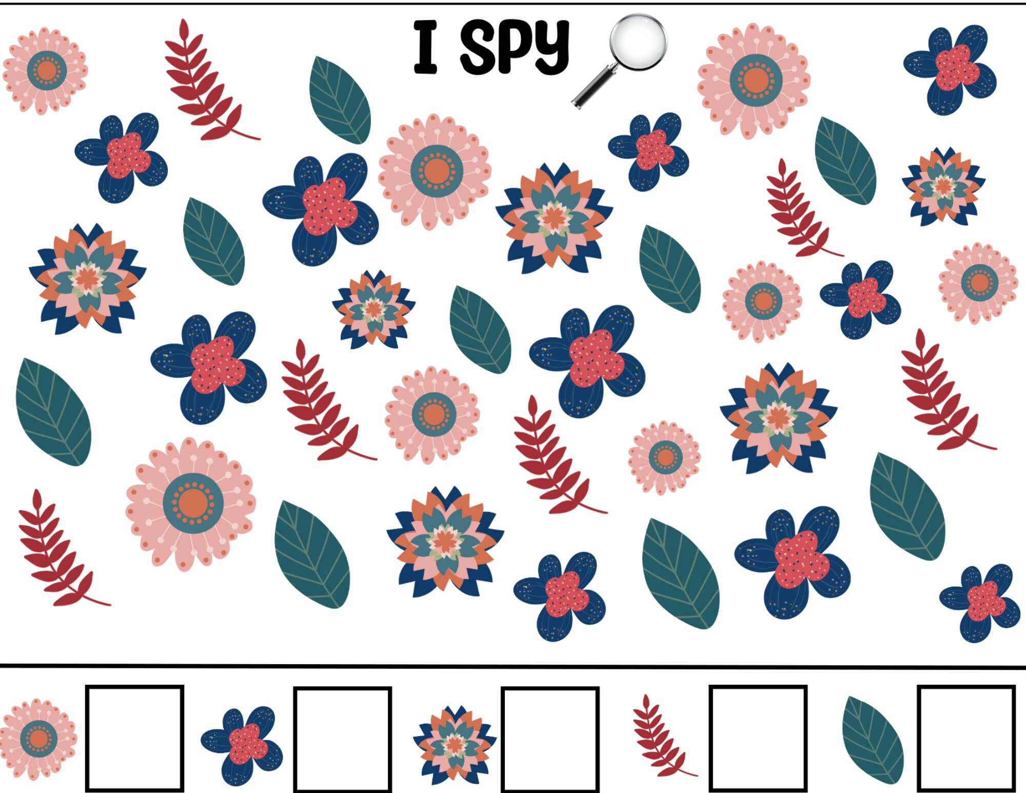 I Spy Games- Spring Theme -preschool- Kindergarten- Special Education ...