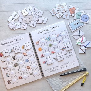 Preschool Busy Book- Montessori Learning Binder- Special Needs- Early ...