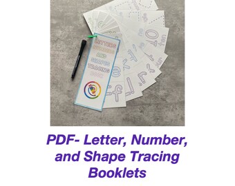 50 Printable Worksheets BUNDLE Alphabet Shapes Math and - Etsy