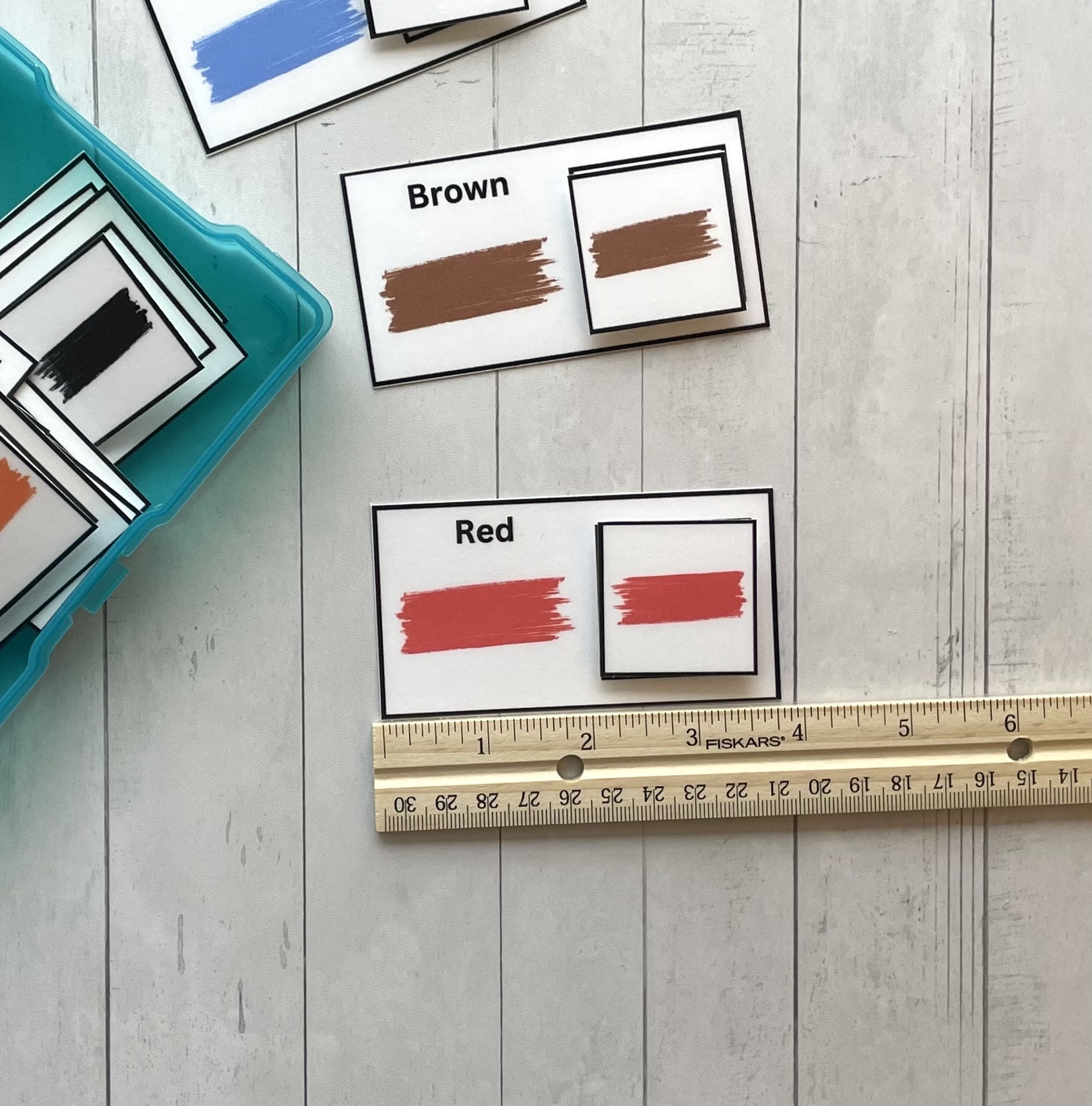 Color Matching- Task Box Activity Set- for Toddlers, Preschool ...
