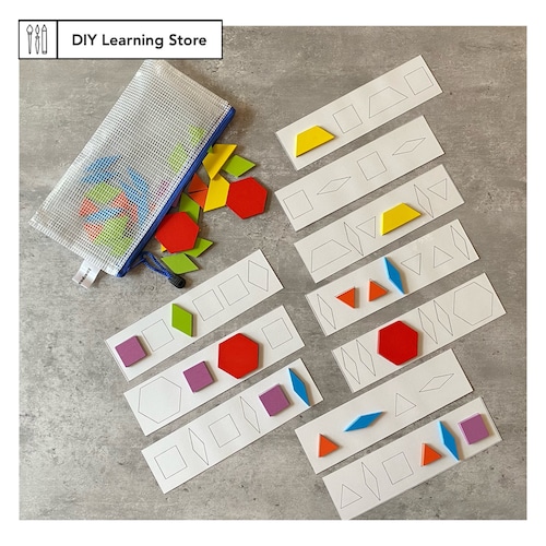 PDF Patterns With Geometric Shapes Activity Cards - Etsy