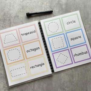 My Tracing Book- Preschool/ Homeschool/ Special Education-reusable ...