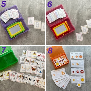Preschool Activity Bundle #2- 16 Task Box Activity Sets With Carrying ...