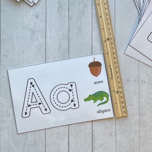 Alphabet Playdough Mat- Tracing Mat-instant Download- Preschool ...