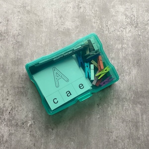 Letter Matching and Tracing-task Box Activity Set- Montessori Learning ...