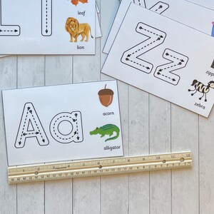 Alphabet Playdough Mat- Tracing Mat-instant Download- Preschool ...