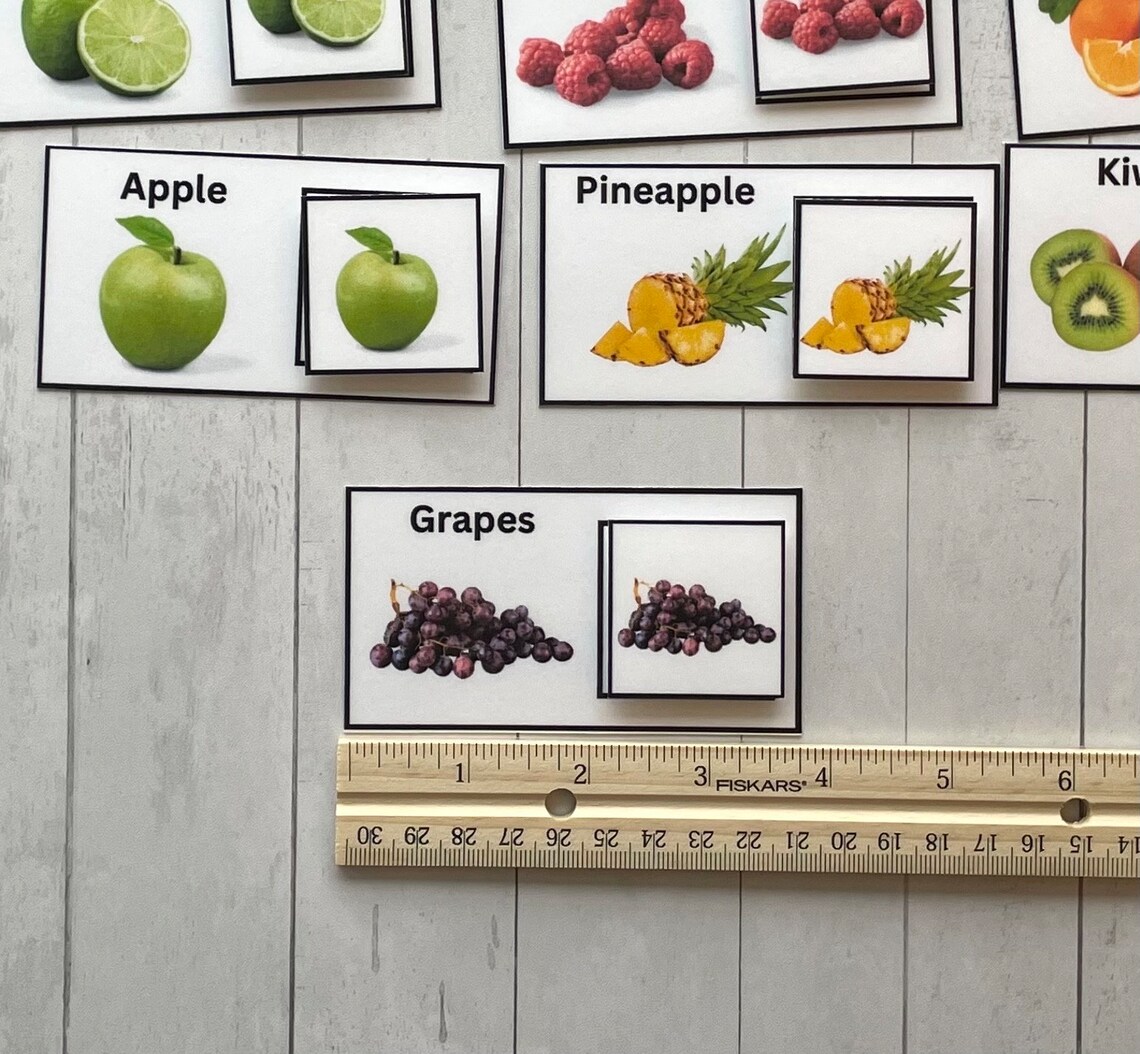 Fruit Matching- Task Box Activity Set- for Toddlers, Preschool ...
