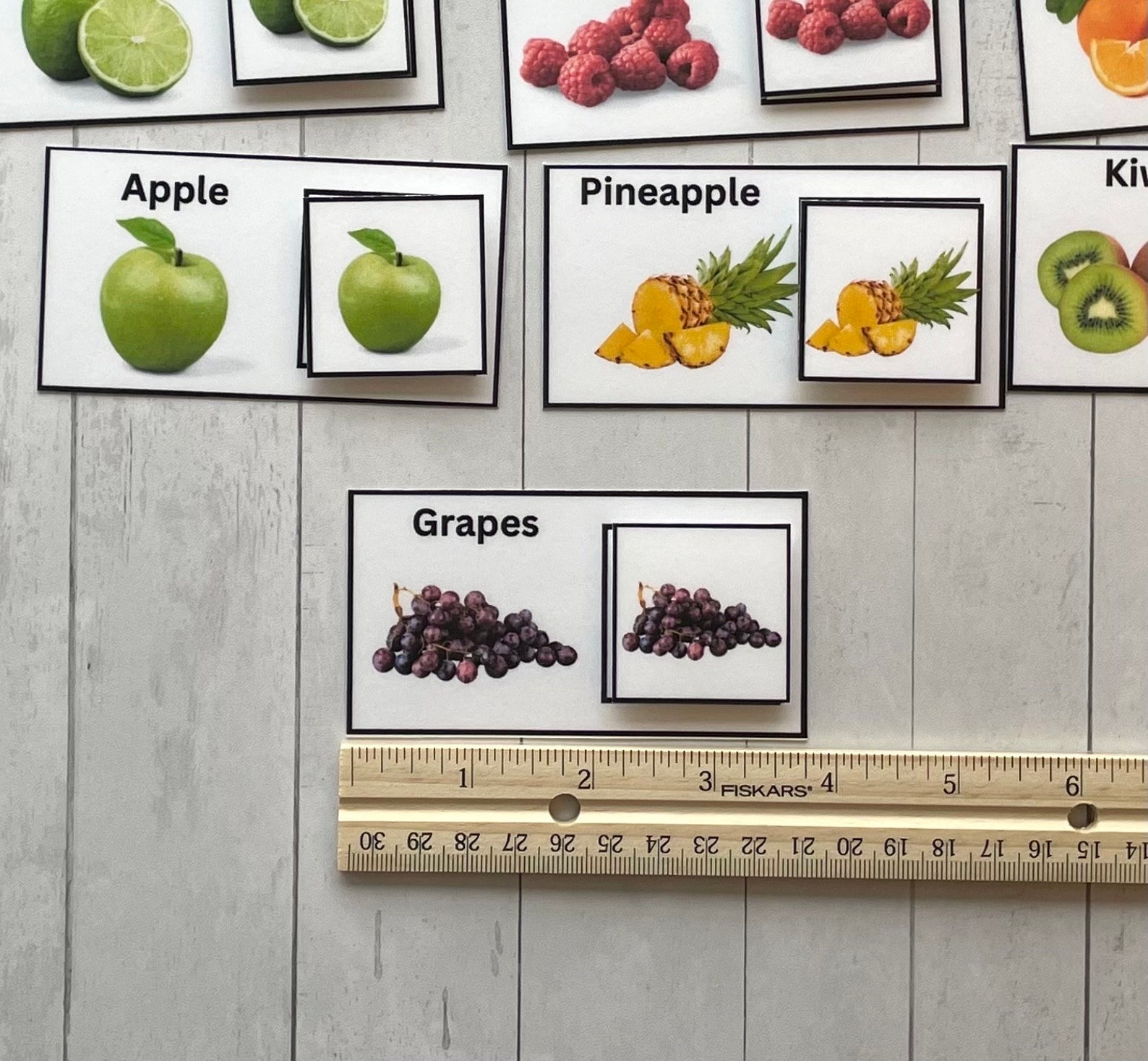 Fruit Matching- Task Box Activity Set- for Toddlers, Preschool ...
