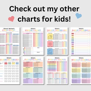 Editable Habit Tracker - Kids Behavior Planner - Monthly Habit Tracker ...